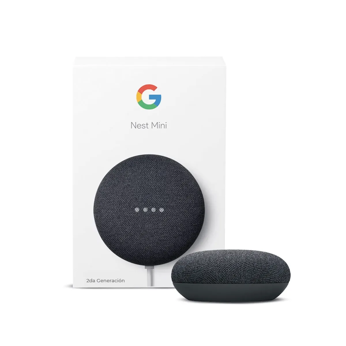 Altavoz Inteligente Google Home Mini Nest 2 (Negro) - Cambio Systems
