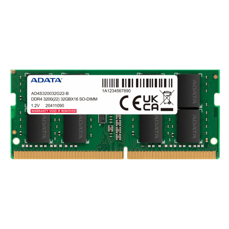 Memoria Adata Ram Portatil Ddr4 Bus 3200 Mhz SoDIMM - Cambio Systems