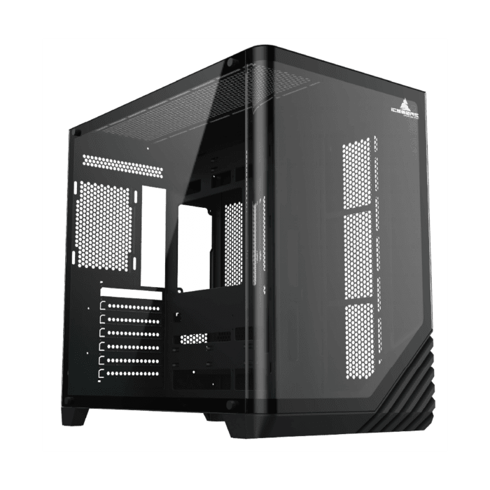 Chasis Gamer Iceberg Crystal Wave L Negro 7 Ventiladores ARGB Maxi ...