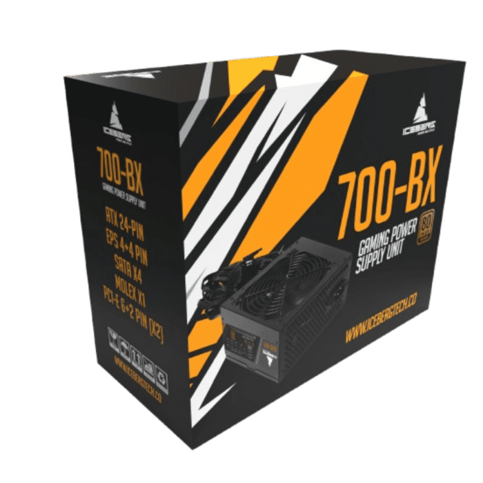 Fuente De Poder Iceberg 700-BX Retail 700W 80+ Bronce - Cambio Systems