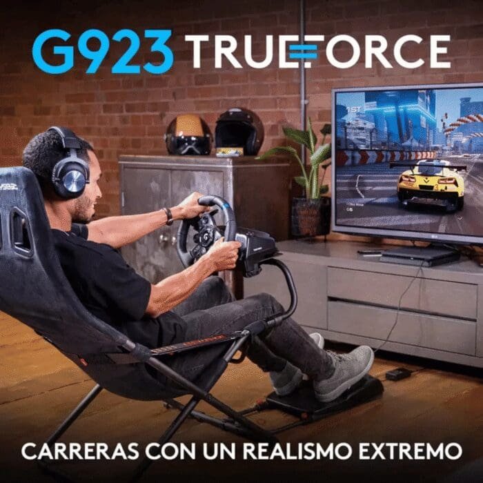 Timón + Pedales LOGITECH G PC, PS4 Y PS5 Gaming G923 - Cambio Systems