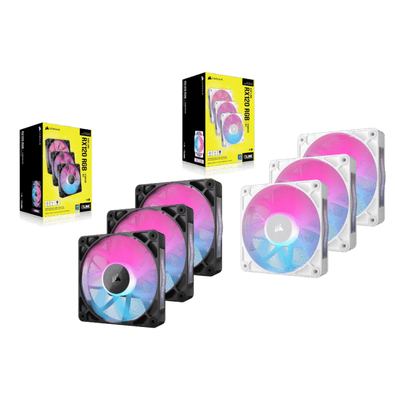 Kit Ventiladores Corsair iCUE LINK RX120 RGB 120 mm - Cambio Systems