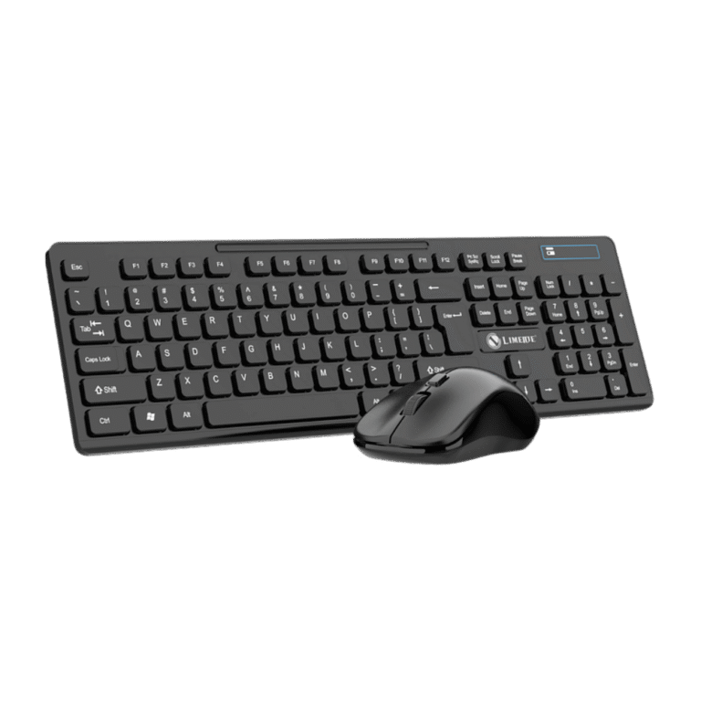 Combo Teclado Y Mouse Inalámbrico W100 Negro 57117 - Cambio Systems